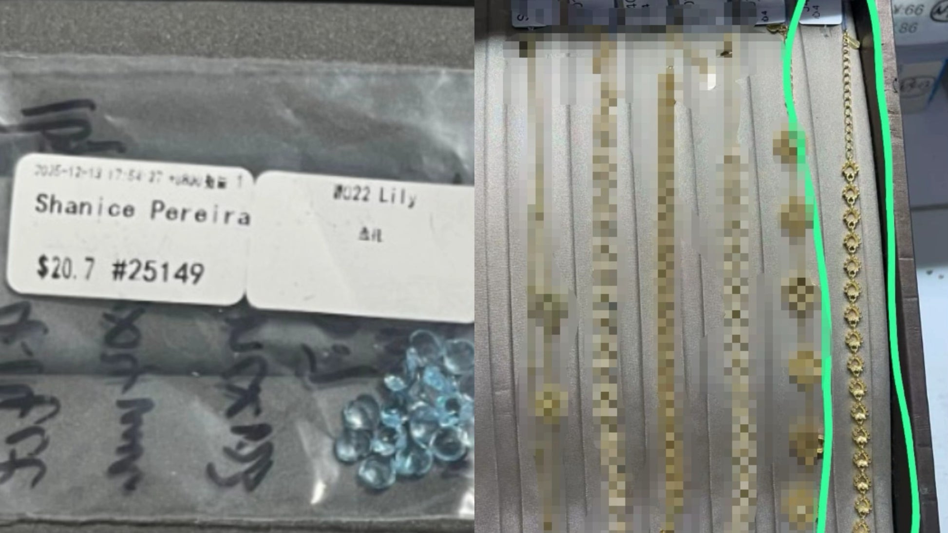 Miya-gold bracelet setting for 25149 – Wave Crystal Jewelry