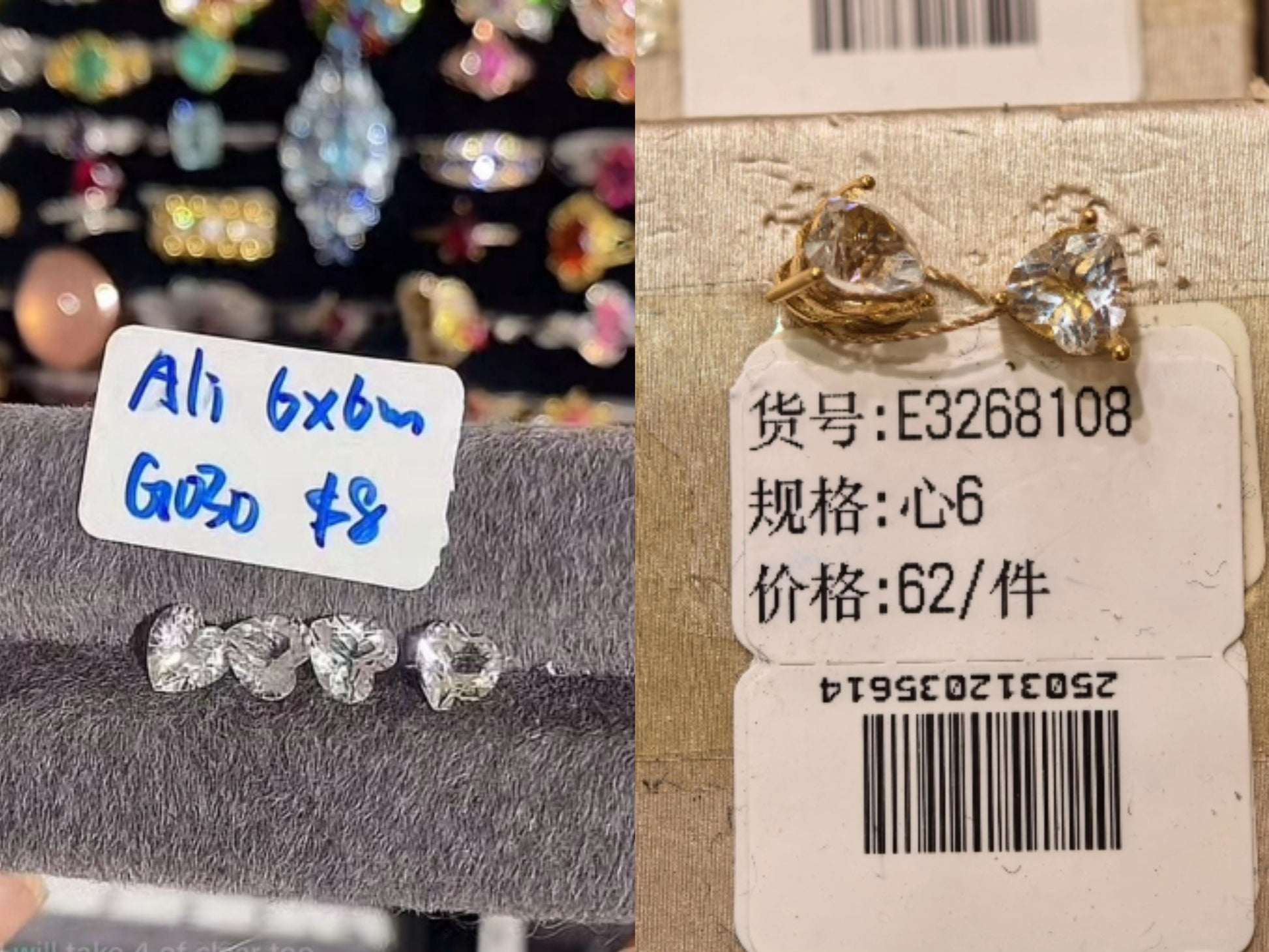 Miya-silver earring setting two pcs for 26055 – Wave Crystal Jewelry